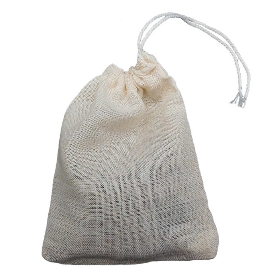 #DEY Cotton Bag Soup Filter Coffee Filter Cheese Cloth Muslin Pouch ...