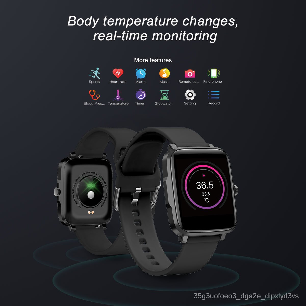 สมาร์ทนาฬิกา2020ผู้ชายผู้หญิงฟิตเนส Smartwatch Man IP68 GandlEy F2ความ ...
