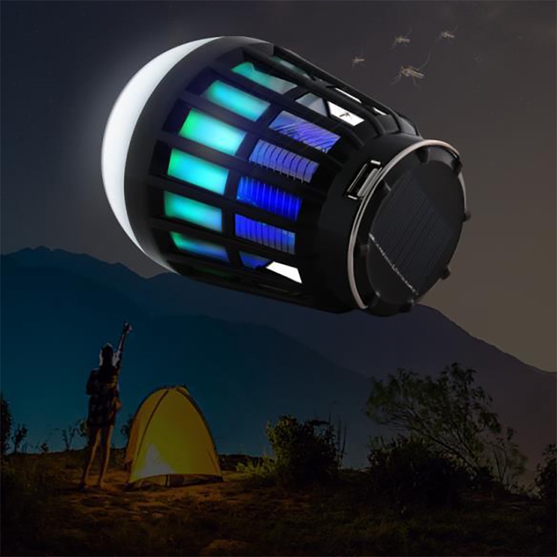 Electric Mosquito Killer Camping Lights, 2 In 1 Portable USB ...