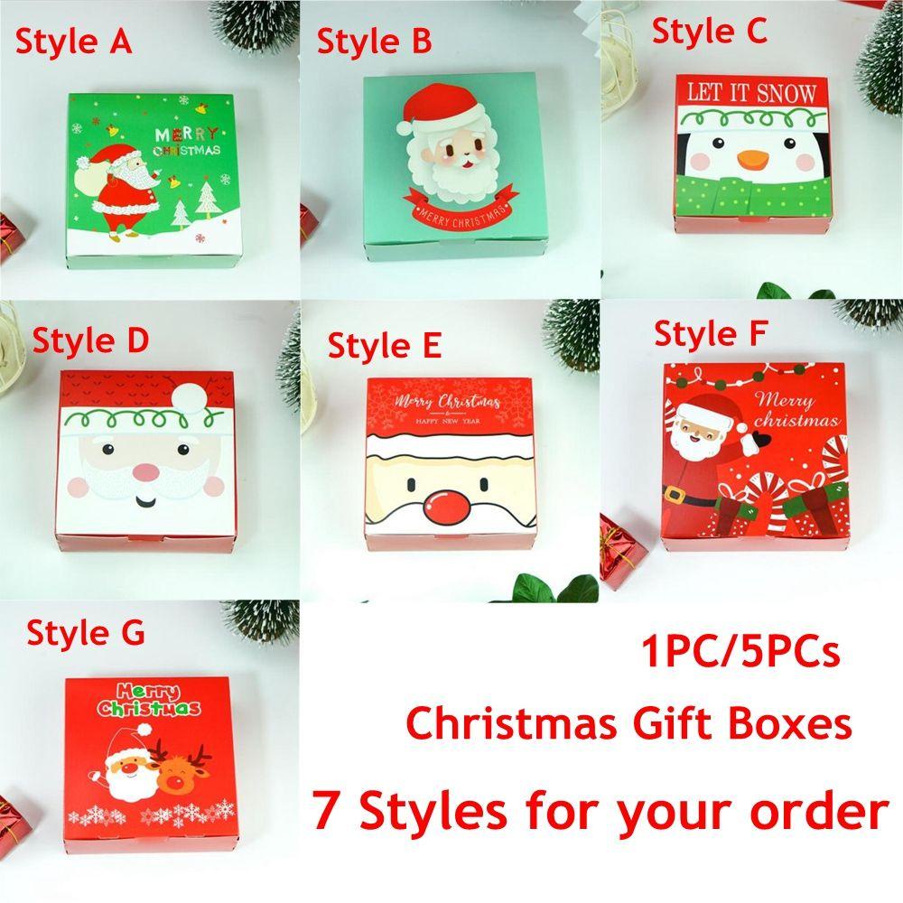 HL-FUTU Christmas Boxes Packaging Cookie Box Deer Merry - b4egwde6d8 - ThaiPick