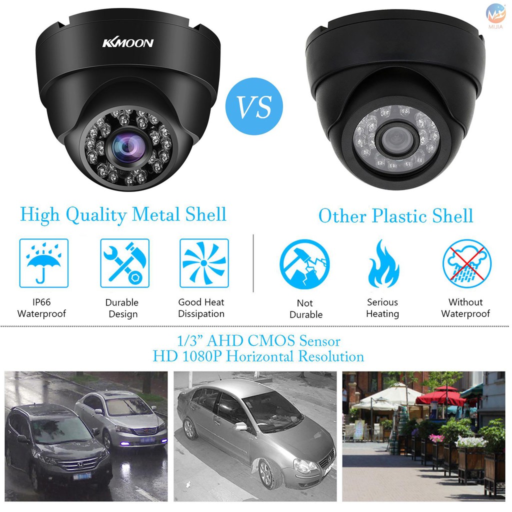 ☀M&J☀ 1080P Full HD Security Camera Surveillance AHD Camera Outdoor ...