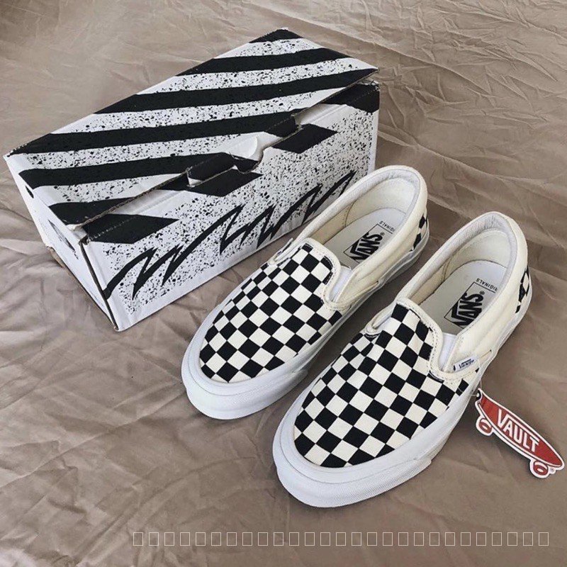VANS VAULT OG SLIP ON LX - Checkerboard ปี2020 (พร้อมกล่อง) รุ่นใหม่ ...