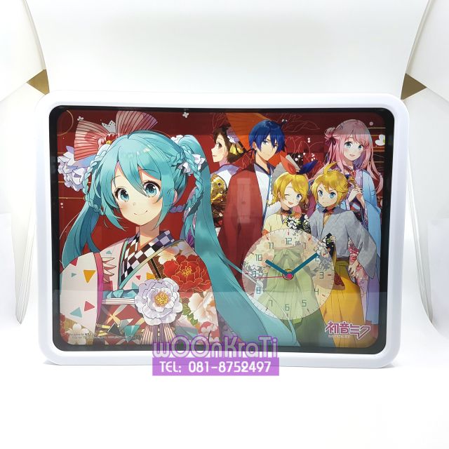 Hatsune Miku Art Clock นาฬิกาแขวนรูปการ์ตูนมิกุ งานแท้จากญี่ปุ่น ขนาด ...