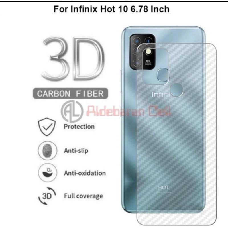 Infinix Note 8 / Infinix Hot 10 แผ่นคาร์บอนป้องกันรอยขีดข่วน - bima_159 ...