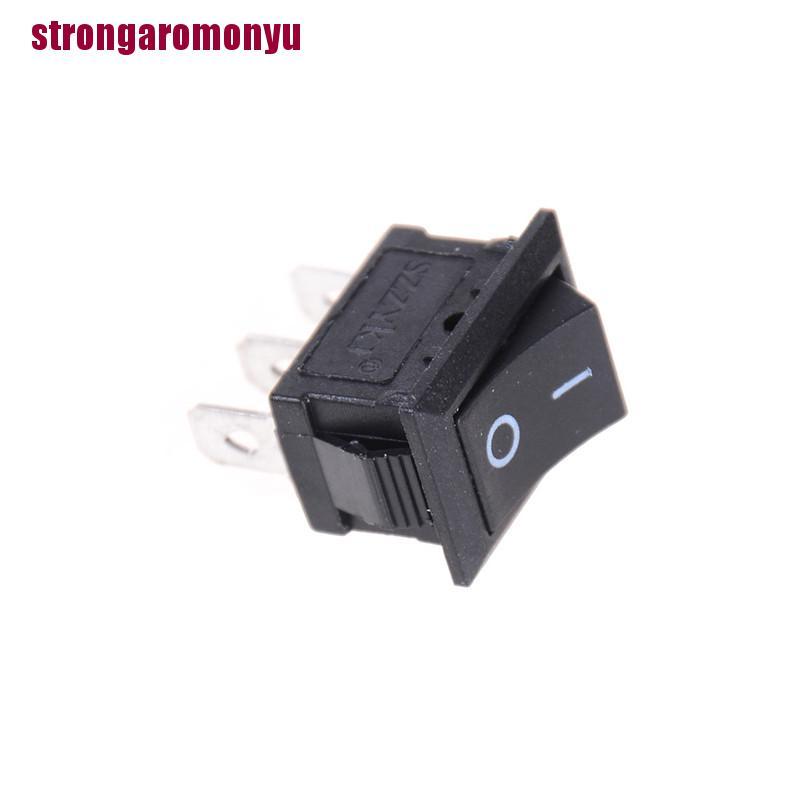 ( N979 ) 3 ชิ้น Spdt On Off On Mini Black 3 Pin สวิทช์โยก Ac 6A 250 V ...