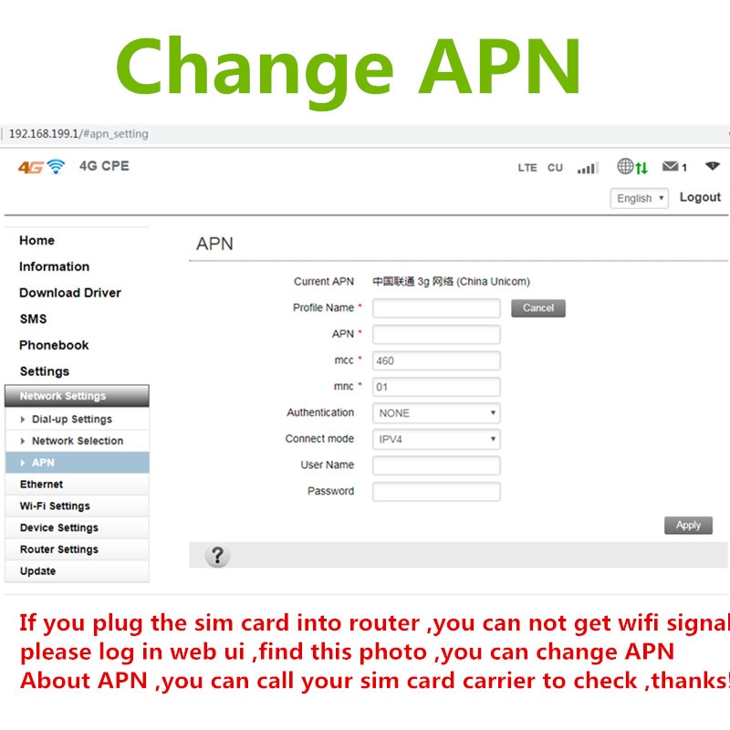 KuWFi Waterproof Outdoor 4G CPE Router 150Mbps CAT4 LTE Routers 3G4G ...