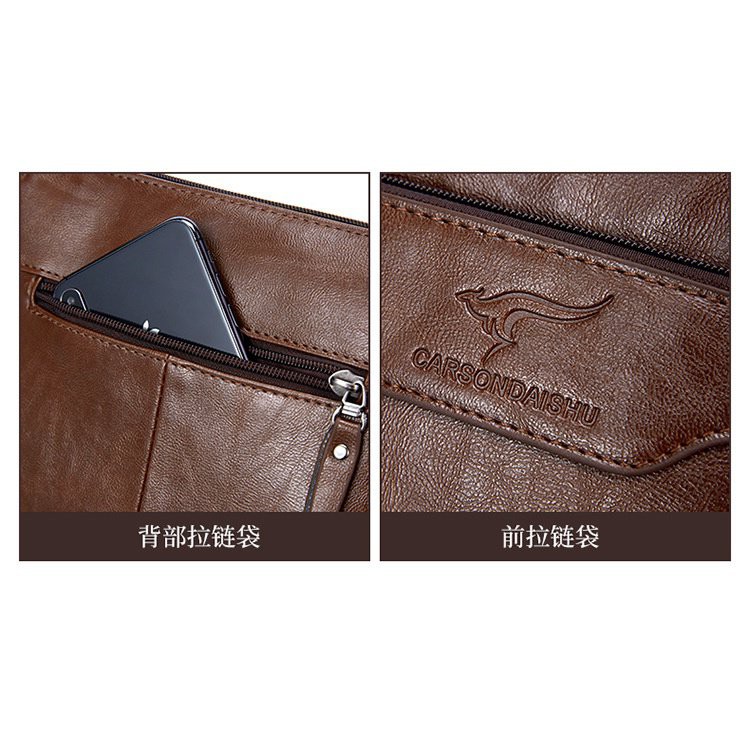 RuBJ Kangaroo Mens Shoulder Bag Casual Fashion Brand Crossbody Bag ...