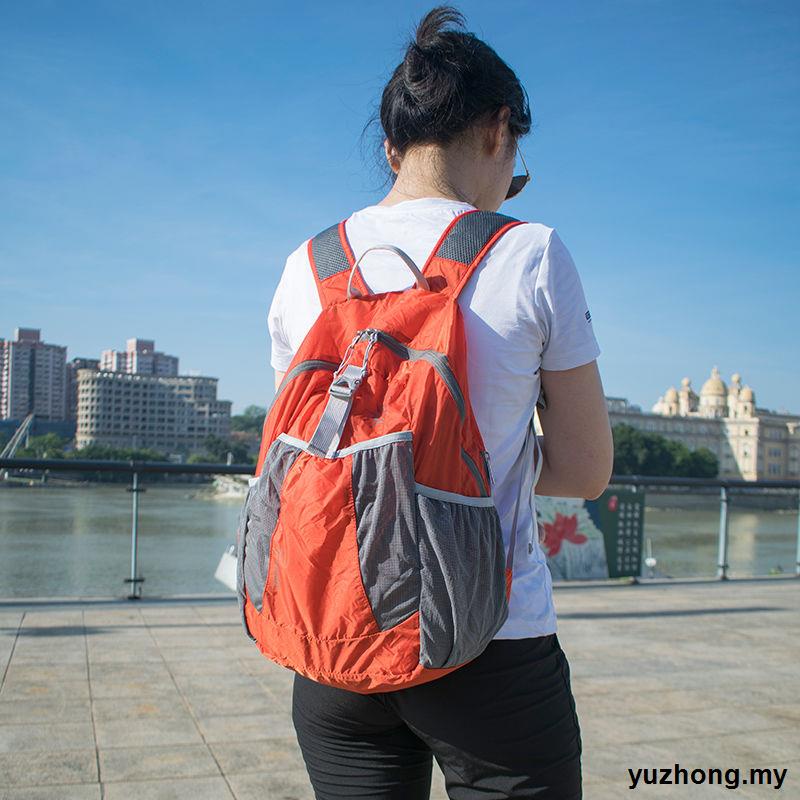 Ultra-thin backpack women s outdoor travel foldable skin bag ...