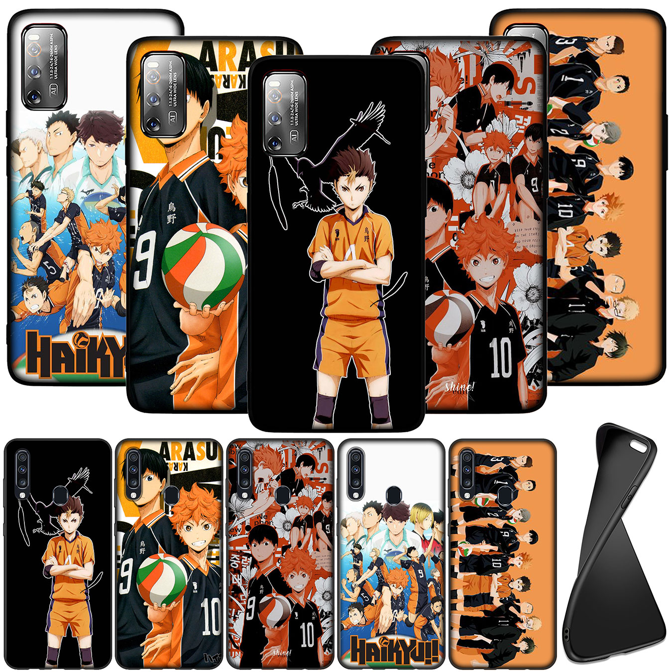 เคสโทรศัพท์มือถือลายการ์ตูนอนิเมะ Haikyuu Hinata Attacks สําหรับ ...