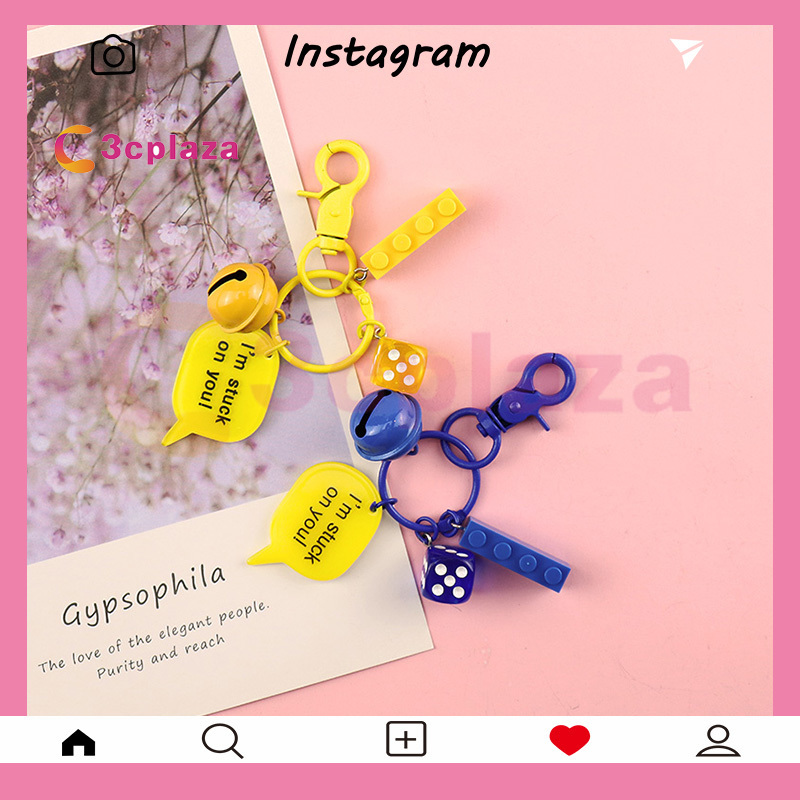 3C????KC17 Fashion Cute Keychain Car Key Ring Women Cartoon PVC Animal ...