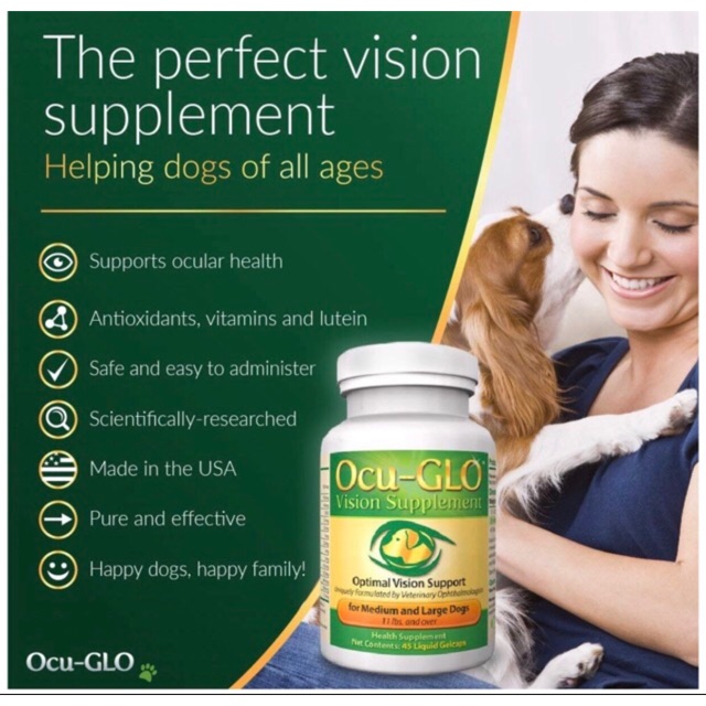 Ocu-GLO บำรุงสายตาสุนัข ไซส์เล็ก - mizu_namtip - ThaiPick