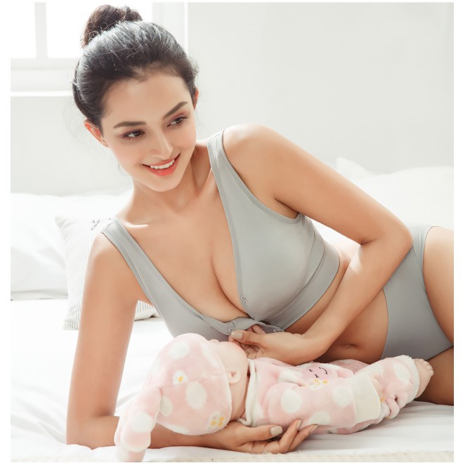 ♈SB-117 สินค้าใหม่ [24Shop] สปอร์ตบรากระดุมหน้า สปอร์ตบราคนอ้วน สปอร์ตบราตะขอหน้า บราปั๊มนม บรา ...