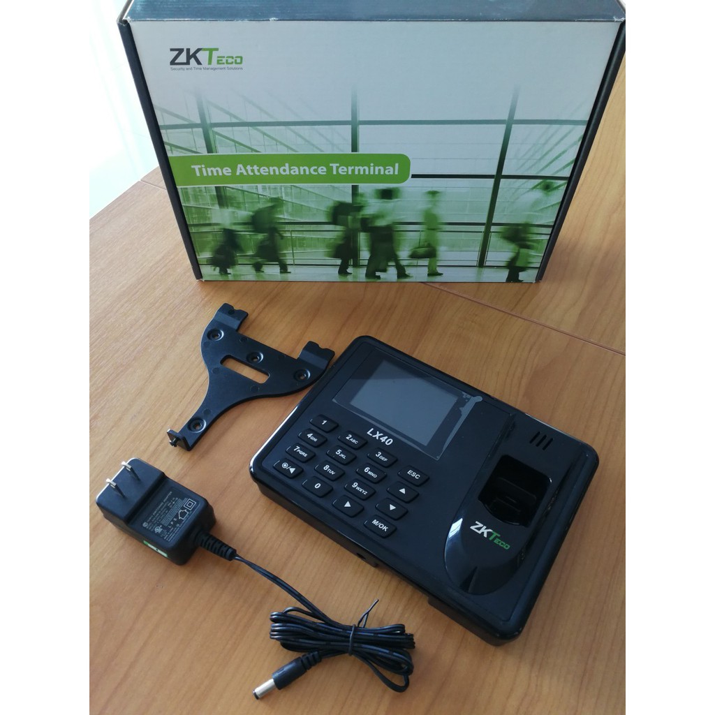 ZKTeco LX40 เครื่องสแกนลายนิ้วมือเพื่อบันทึกเวลาทำงาน มือสอง ...