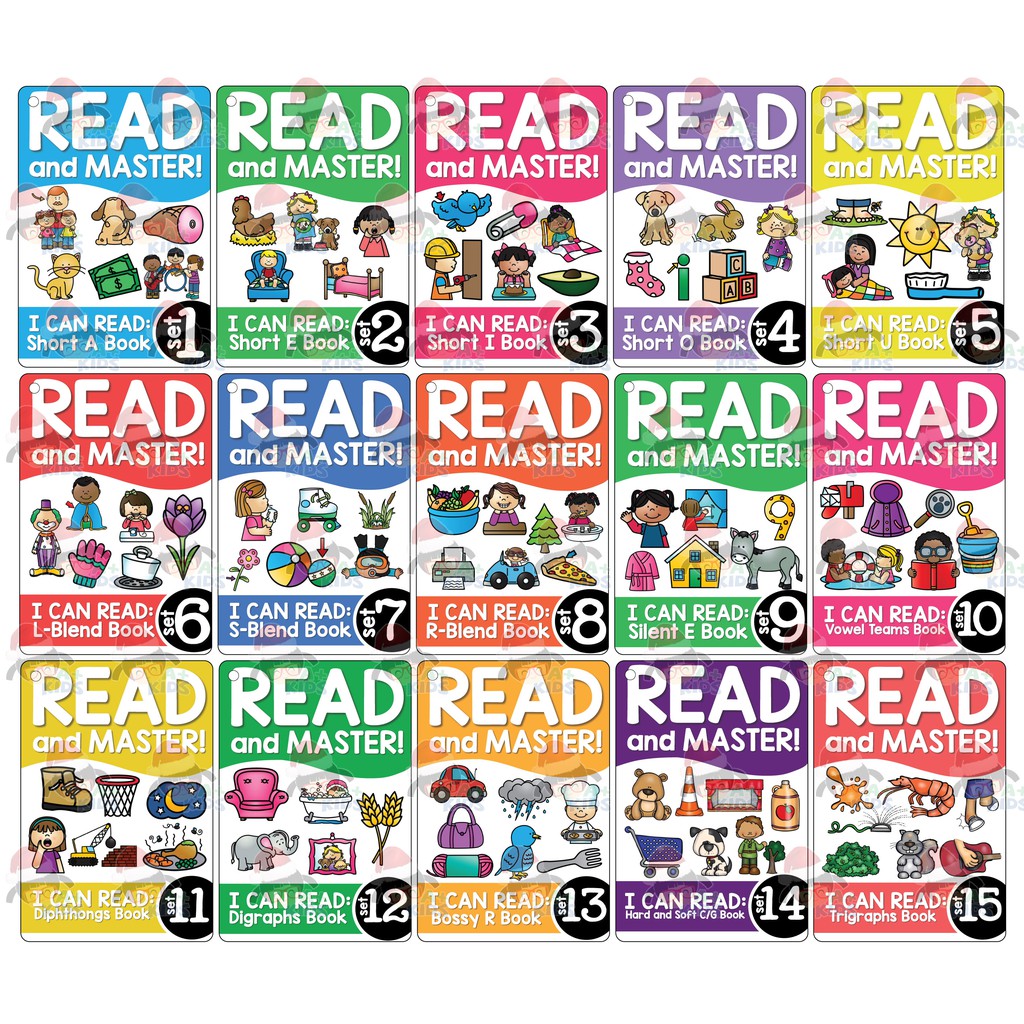 พร้อมส่ง Phonics Readers แฟรชการ์ด การ์ดแบบฝึกหัดอ่าน Read and Master I ...