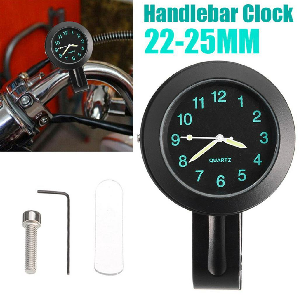 1pc New 78 Motorcycle Bike Handlebar Mount Watch Clock 22mm-25mm ...
