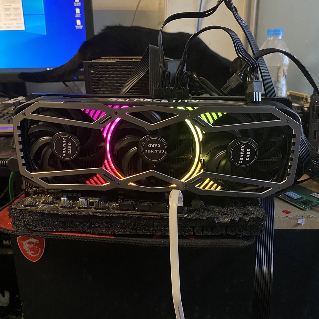 การ์ดจอ Gainward RTX 3070 Phoenix 8 GB GS GDDR6 (256 bits) มีคราบออคไซ ...