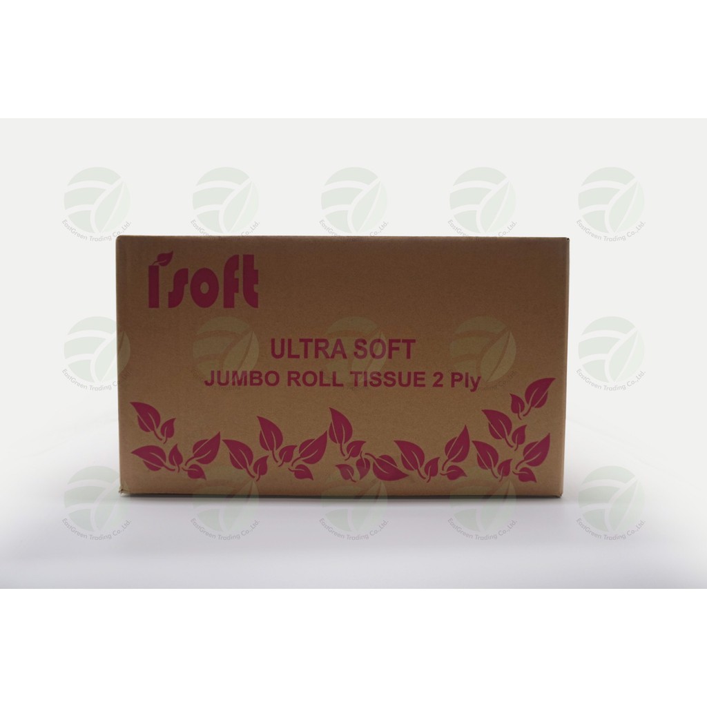 กระดาษชำระม้วนใหญ่ isoft ultra soft 2 ชั้น | Shopee Thailand