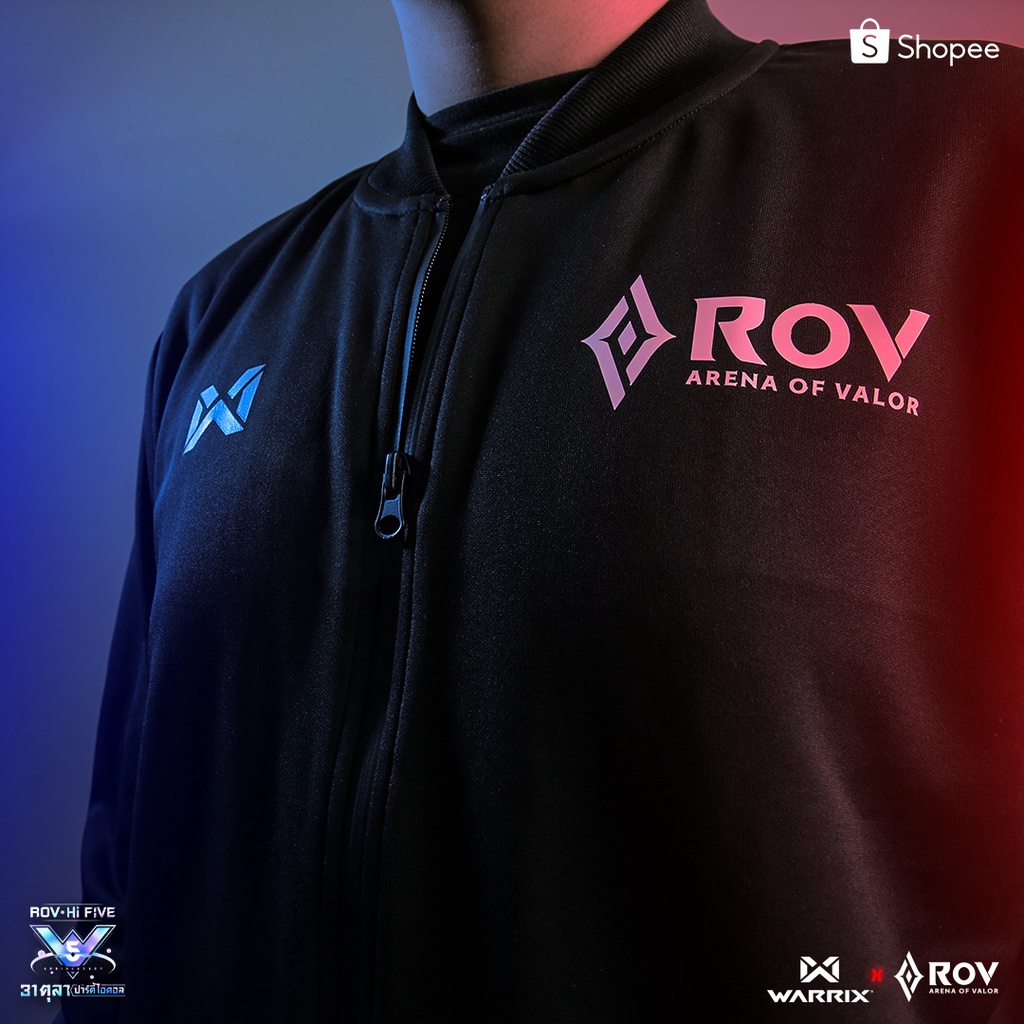 ล็อตสุดท้ายกับ WARRIX Jacket x RoV 5th Anniversary เสื้อแจ็คเก็ตเฟล็กฉลองครบรอบ 5 ปี ROV (WA ...