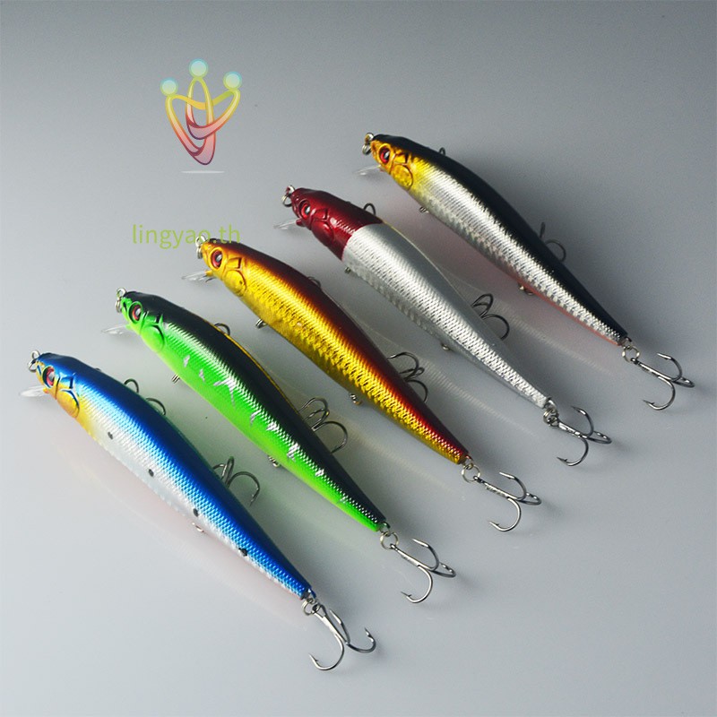 14cm 23g Fish Lures Sinking Minow Fishing Lure Hard Bait ABS Fishing Tackle with Treble Hooks ...