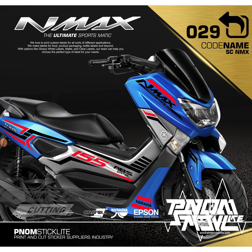 à¸ªà¸•à¸´à¸ à¹€à¸ à¸­à¸£à¹Œà¸ªà¹ à¸²à¸«à¸£à¸±à¸šà¸•à¸ à¹ à¸•à¹ˆà¸‡ Striping Nmax Sc Nmx P029 ...