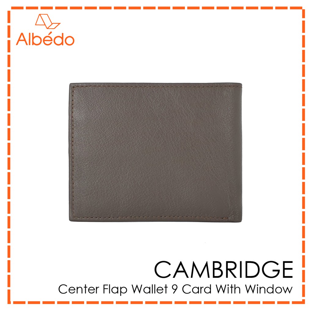 Albedo CAMBRIDGE CENTER FLAP WALLET 9 CARD WITH WINDOW กระเป๋าสตางค์ ...