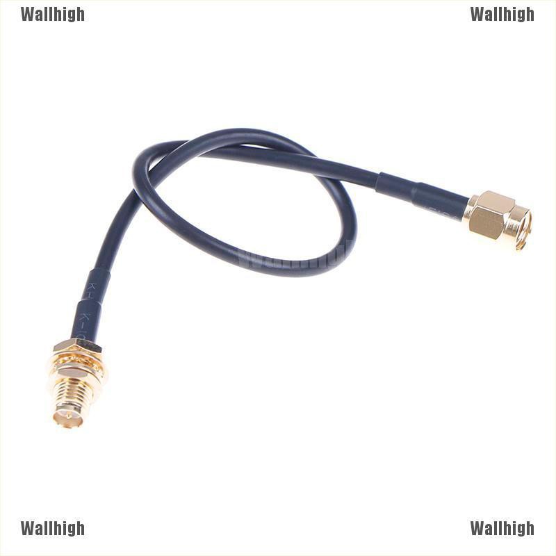 Wallhigh 1PC 20cm WiFi router antenna extension cable cord RG174 RP-SMA ...