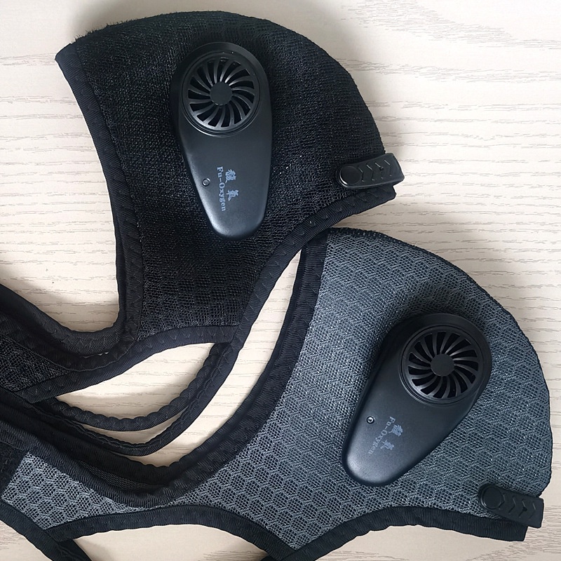 Face Mask with Masks Portable Fans Reusable Mini Personal Wearable Air ...
