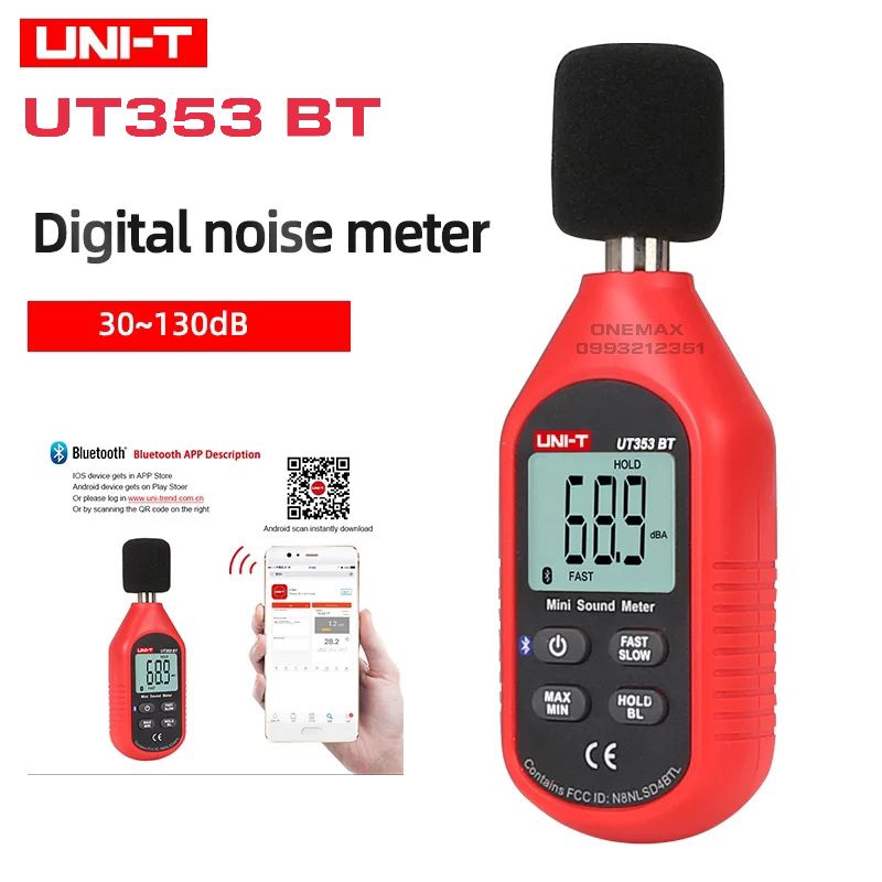 UNI-T UT353 BT ส่งข้อมูล บลูทูธ ผ่าน app เครื่องวัดความดังเสียง Sound ...