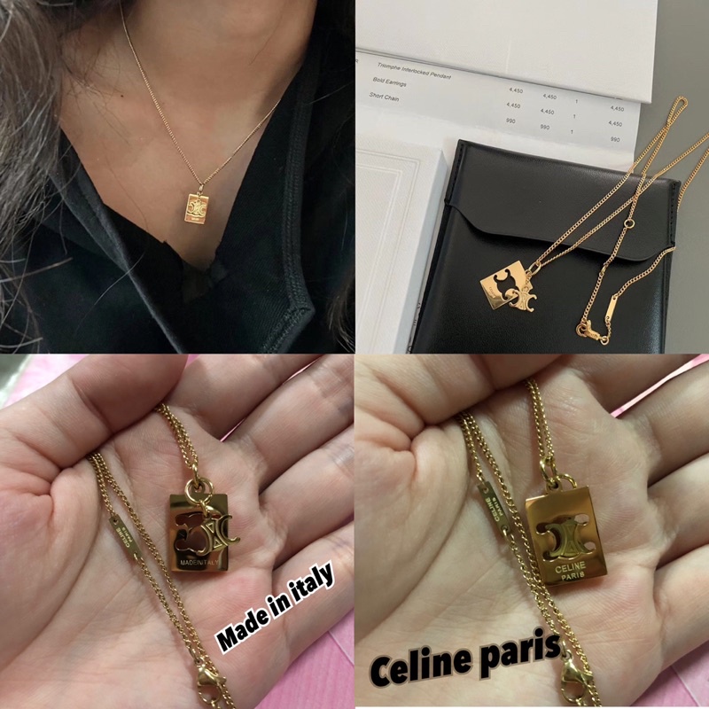 สร้อยคอข้อมือCelin Paris ใส่สวยดูแพงมากวัสดุไทเทเนียม ไม่ลอกดำ ...