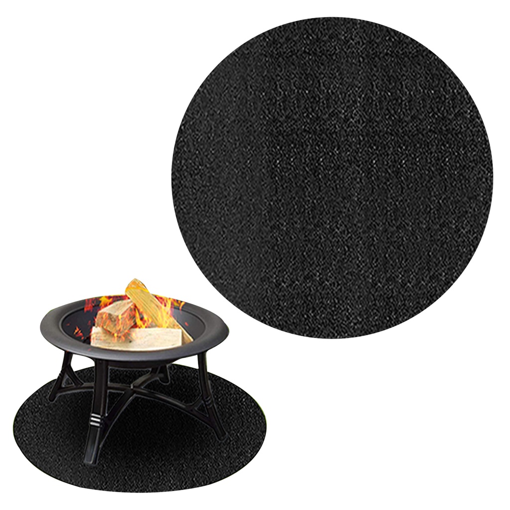 New Fire Pit Mat Fireproof And Barbecue Deck Protection Fire-resistant ...