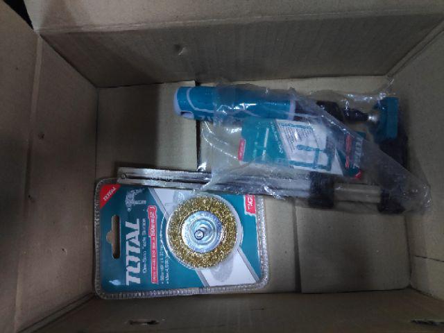 Total แปรงลวดกลมทองเหลืองมีแกน ขนาด 2 นิ้ว แกน 1/4 นิ้ว รุ่น TAC34021 ...