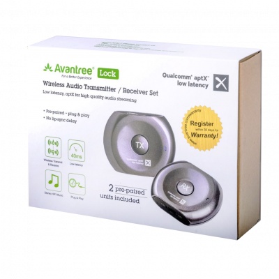 Avantree Lock Plug-and-Play Bluetooth Audio Adapter Set (BTTC-200L-TTN ...