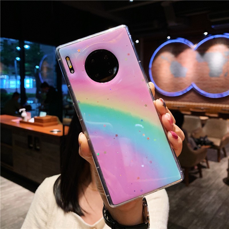 Rainbow Star เคท Huawei Nova 7i Nova5T Nova3i Nova3e Nova4 Y9 2019 Soft Case Huawei P30 Pro P40 ...