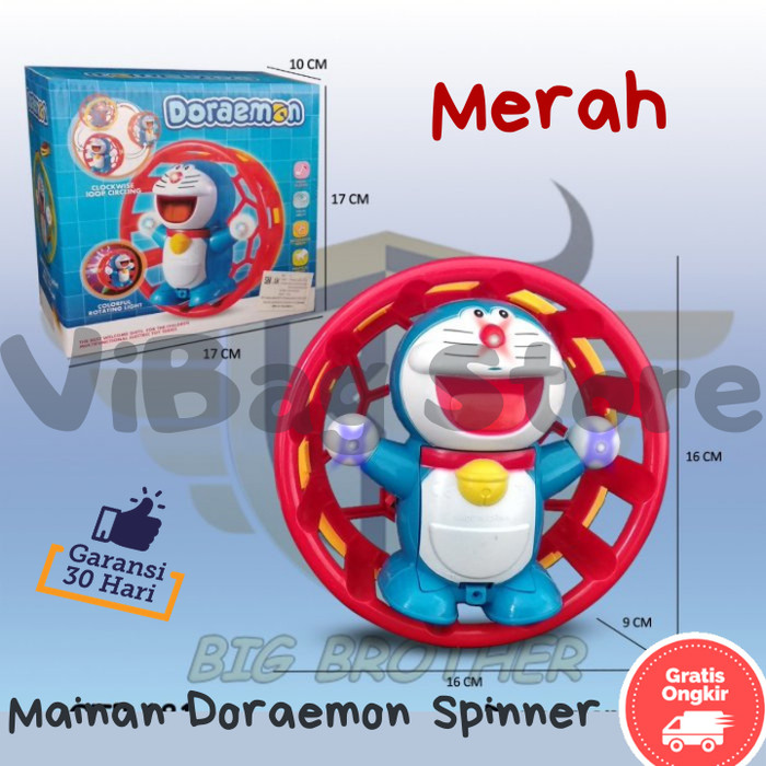 ของเล่น Doraemon Spinner Animation Rotate Bigbrother สําหรับเด็ก Otb ...