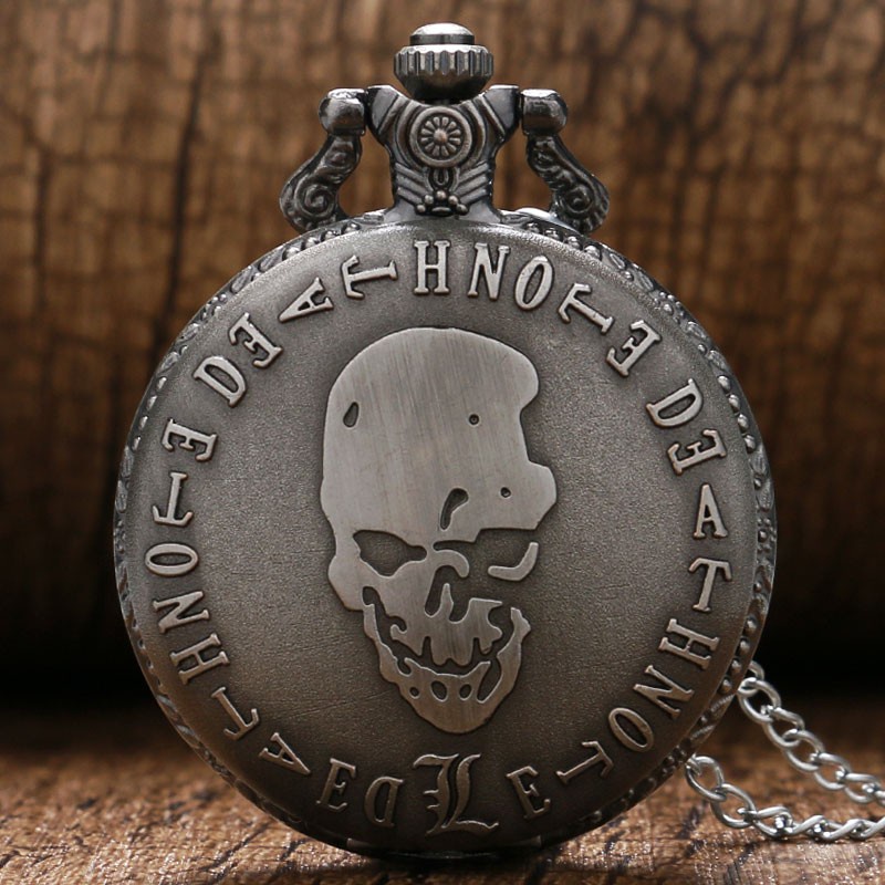กระเป๋านาฬิกาRetro Death Note Theme ocket Watches with Necklace Chain ...