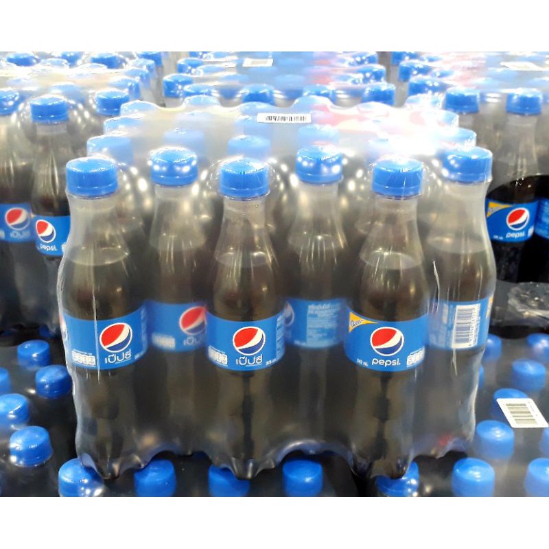 เป๊ปซี่ เครื่องดื่มน้ำอัดลม ขนาด 345 ml แพ็คละ 24 ขวด Pepsi ...