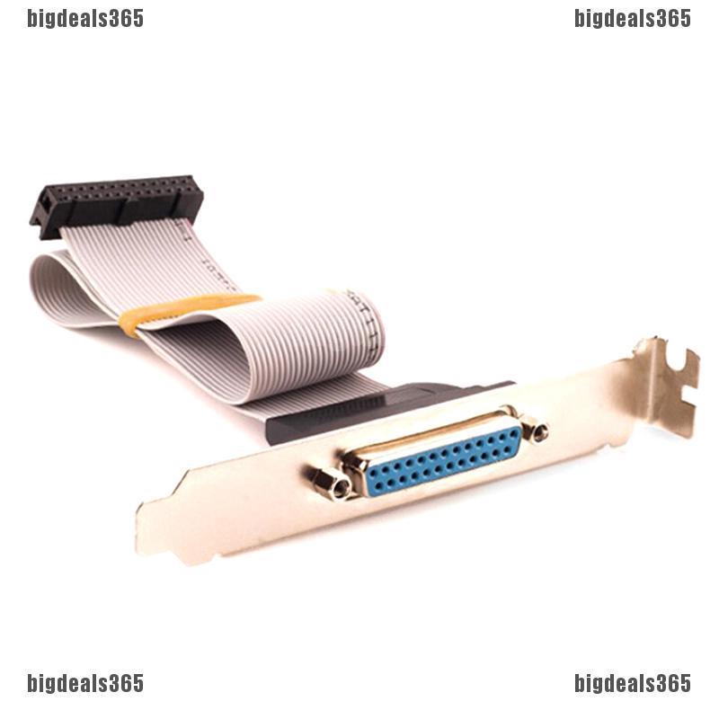 peril lpt 1 parallel port เครื่องพิมพ์ i/o อะแดปเตอร์ db 25 to idc 26 pin header slot ...
