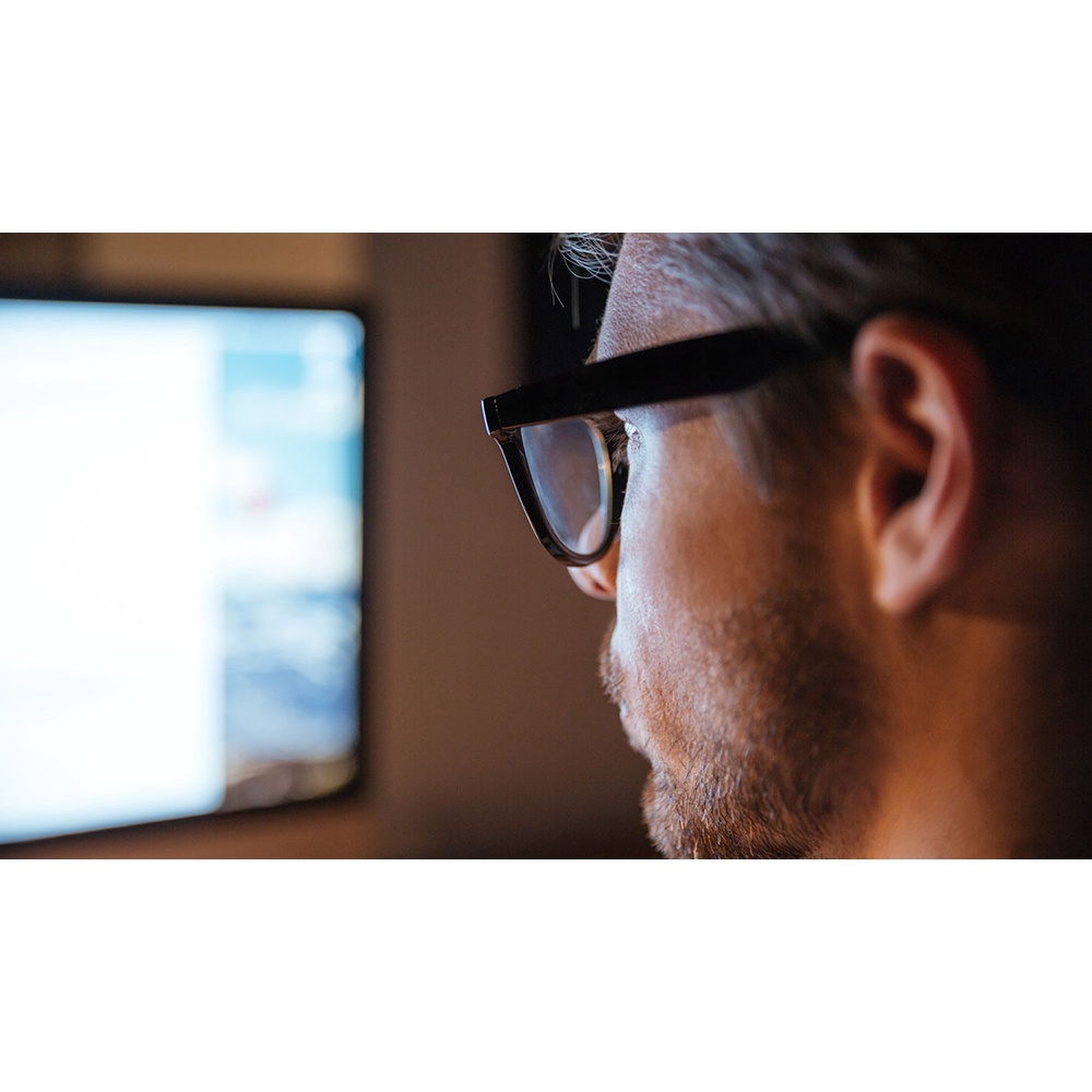 Semi Rimless hotochromic Glasses Men Anti Blue Light Blocking Color ...