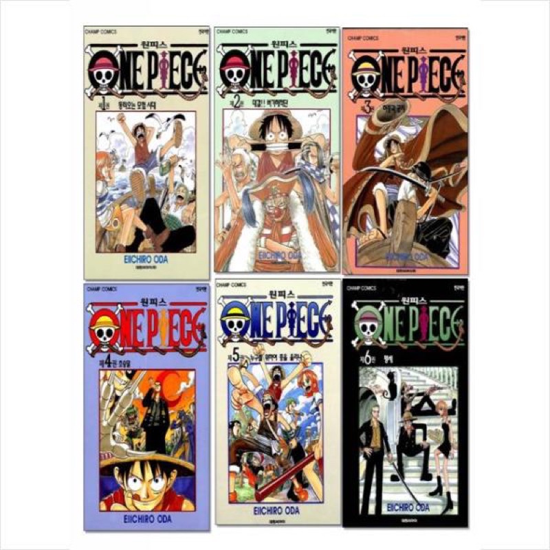 พร้อมส่ง โปสการ์ดวันพีช one piece เกาหลี ฉลองครบรอบ 100 เล่ม หน้าปกเล่ม ...