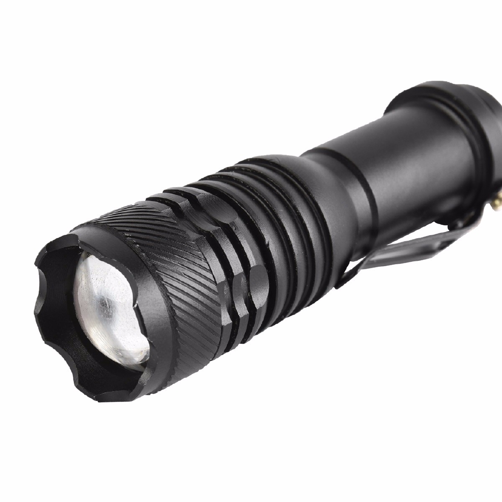3010NEW3011Super Bright Q5 AA/14500 3 Modes Zoomable LED Flashlight ...
