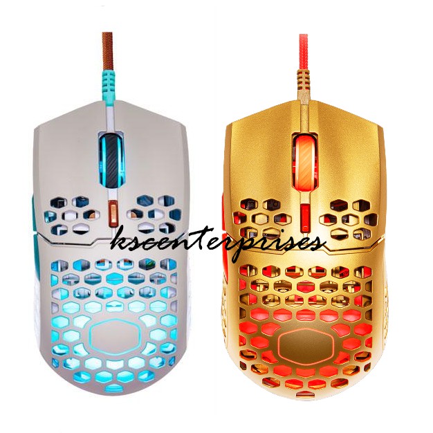MOUSE COOLERMASTER Mouse CM MM711 RGB Gaming Mouse Retro / Golden/Red ...