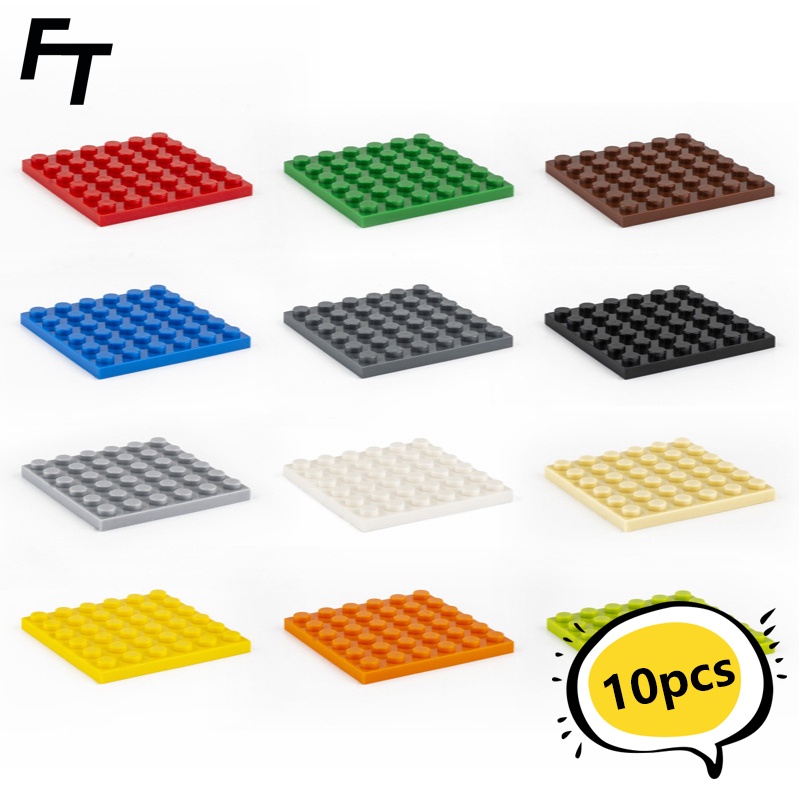 10Pcs Small Particle 3958 6x6 Building Block Bottom Plate DIY Parts ...