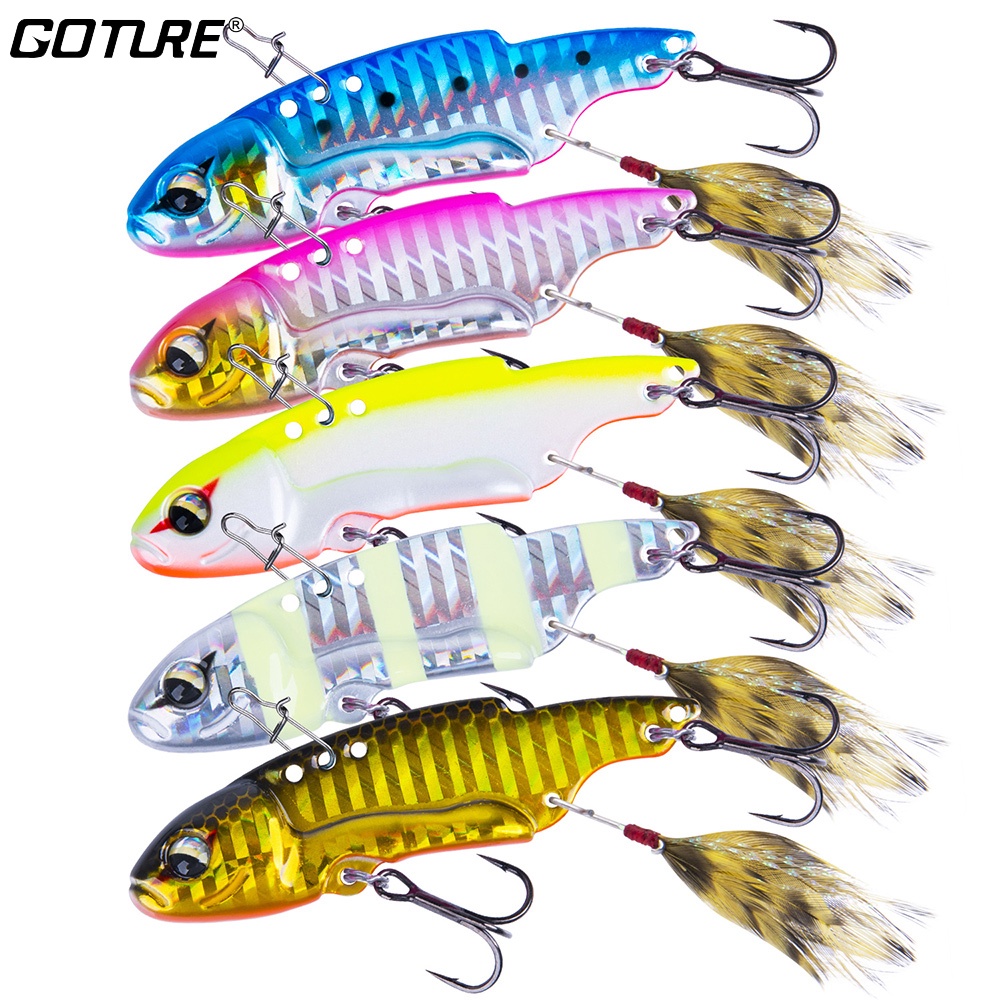 เหยื่อปลอม เหยื่อโลหะVIB เหยื่อตกปลา ปลาปลอม เหยื่อน้ำหนัก17g 25g อุปกรณ์ตกปลา - goture.th ...