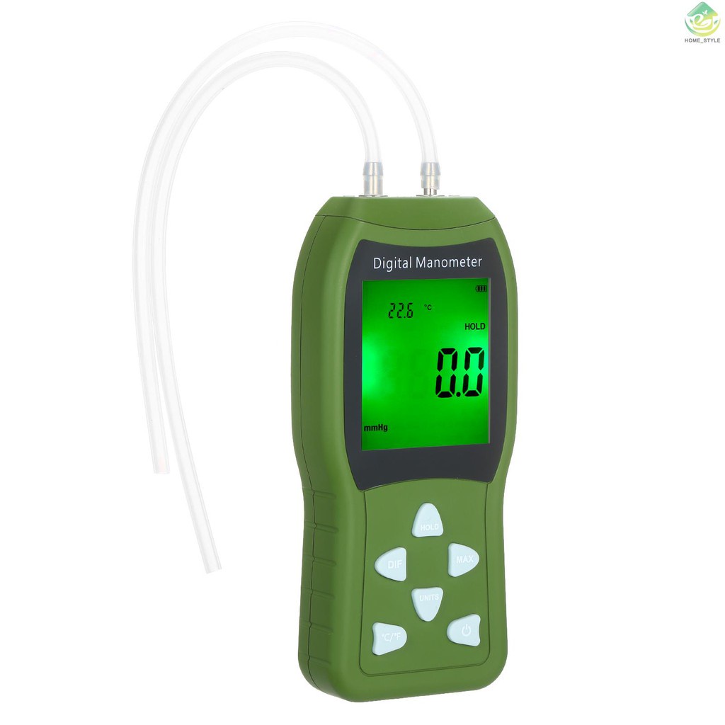 Manometer ดิจิตอลแรงดันอากาศ 12 Unit Dual Port ที่แตกต่างกันความดันแก๊ส ...