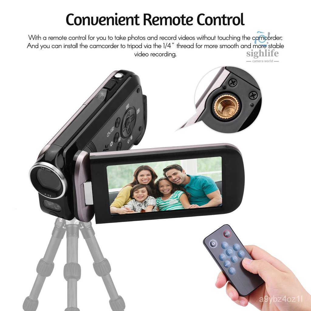 2.7K Ultra HD Mini Digital Video Camera DV Camcorder 48MP 3 Inch ...