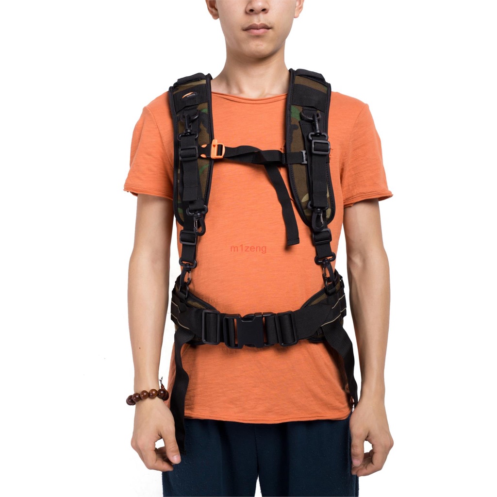 BMulti function double shoulder Strap with Waist Belt holder Buckle for ...