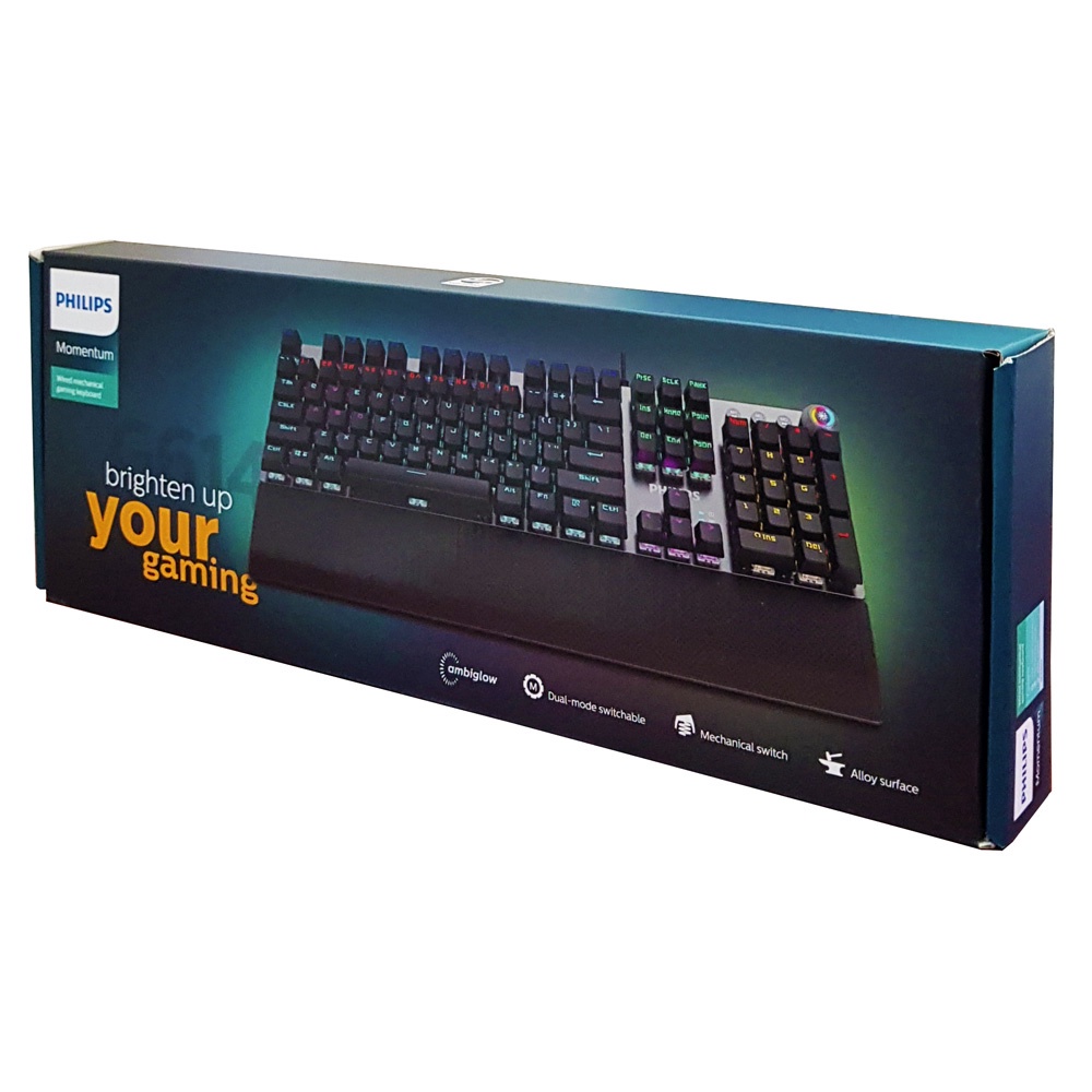 Philips G614 (SPK8614) Mechanical Gaming Keyboard Philip USB Wired with ...