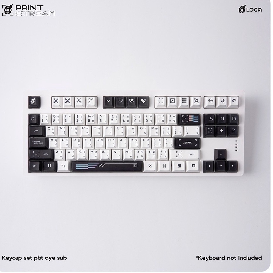 KEYCAP LOGA PBT DYESUB SPECIAL SET KEYCAP Vol.1 ( PRINTSTREAM ) (Cherry ...