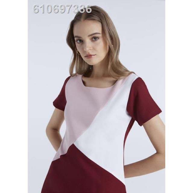 ☄ (pre-order) Jelly Dressing/ชุดเดรส ชุดทำงาน Maple plus red ...