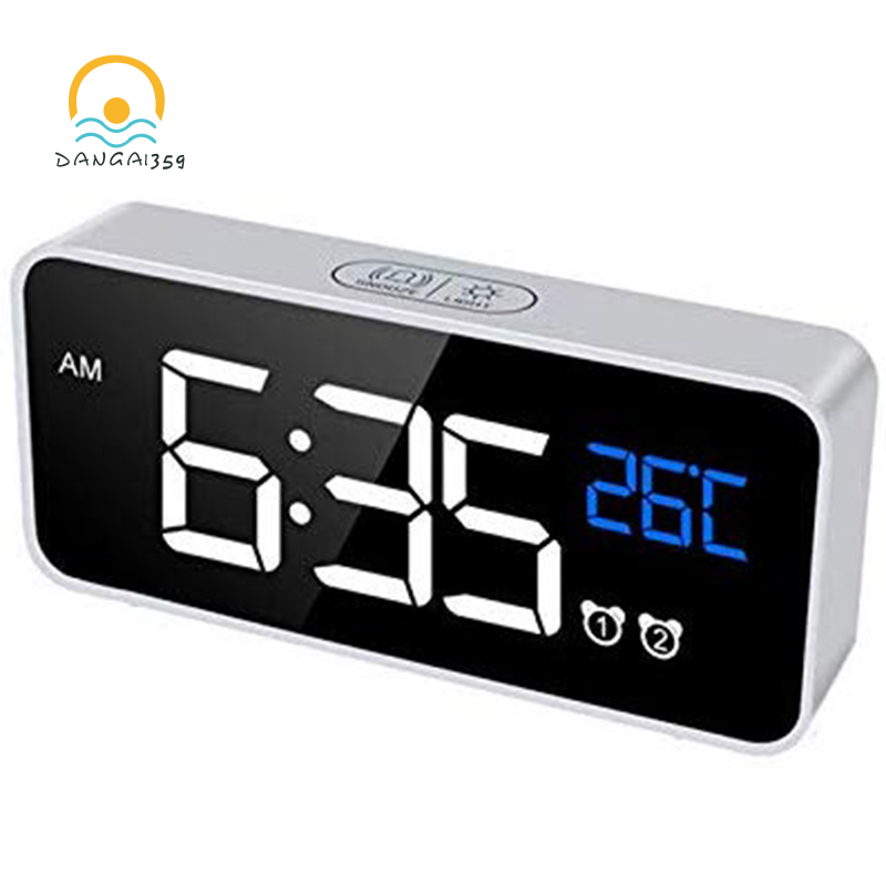 ☀Normal delivery☀Digital Alarm Clock Talking Clock 3 Alarms Intelligent ...